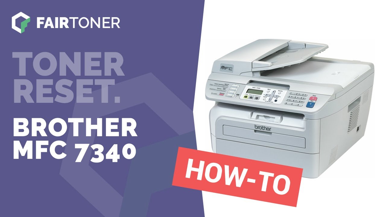 Anleitung: Brother MFC-7340 Toner Reset 🛠 - YouTube