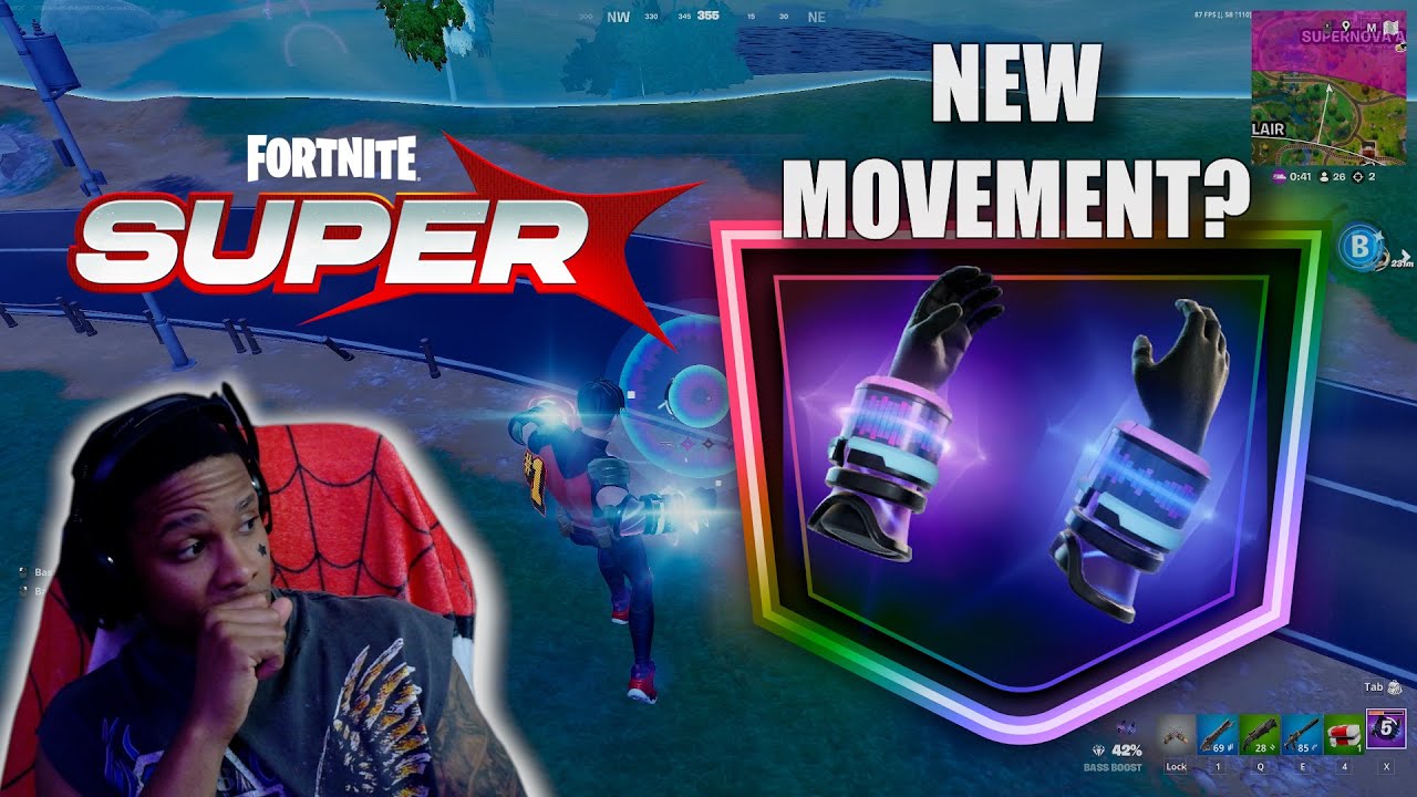 New Movement Tech with Bass Boost Gloves! | Fortnite Chapter 6 Season 3 ...