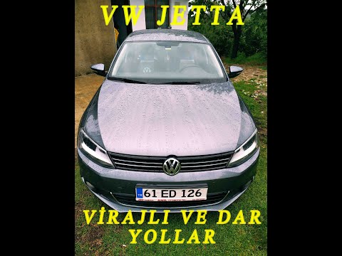 VW Jetta İle Virajlı Dar Yollarda