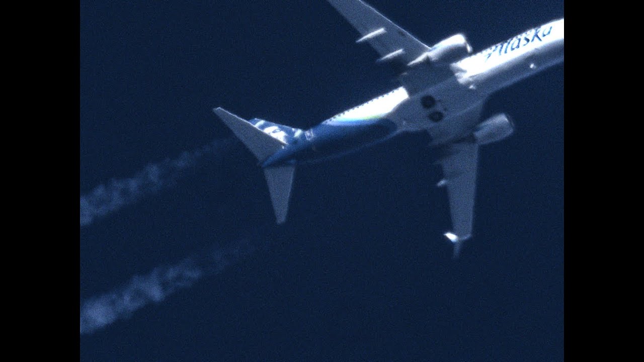 Plane Spotting Airliners That are flying at 37,000 feet with my 6 inch ...