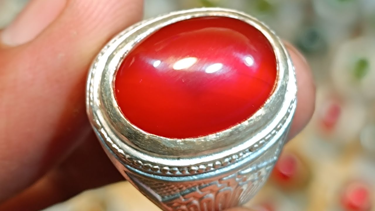 BATU AKIK CEMPAKA MERAH ACEH KUALITAS KRISTAL GIWANG CAT EYE #gemstones ...