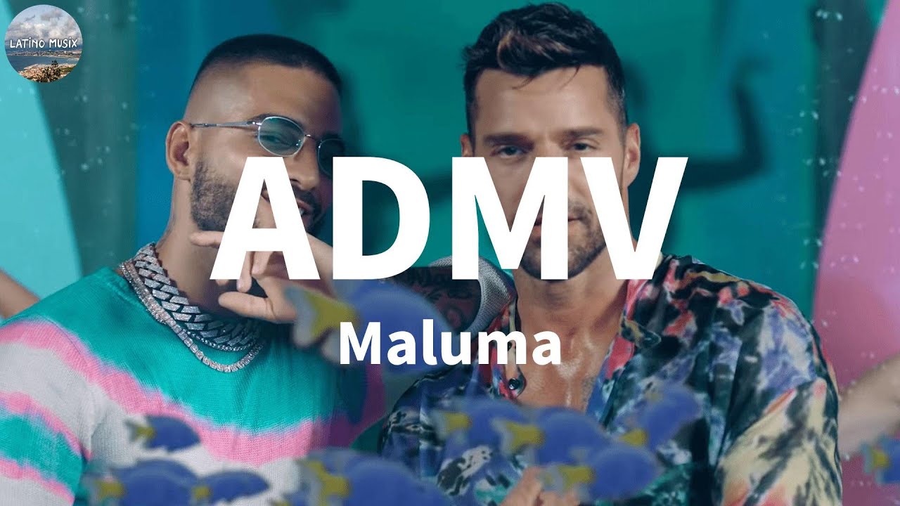Maluma - ADMV (Letras) - YouTube