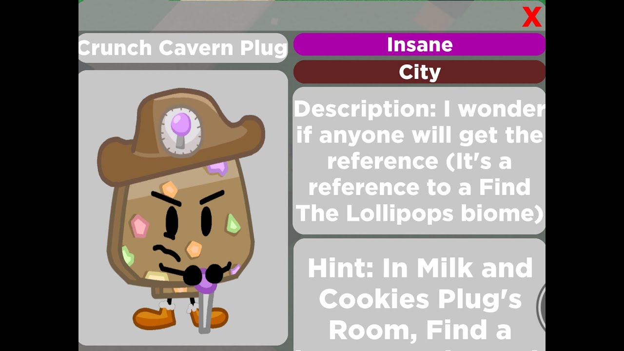 How to get (INSANE) Crunch Cavern Plug!🥣🗻🍭🔌 - YouTube
