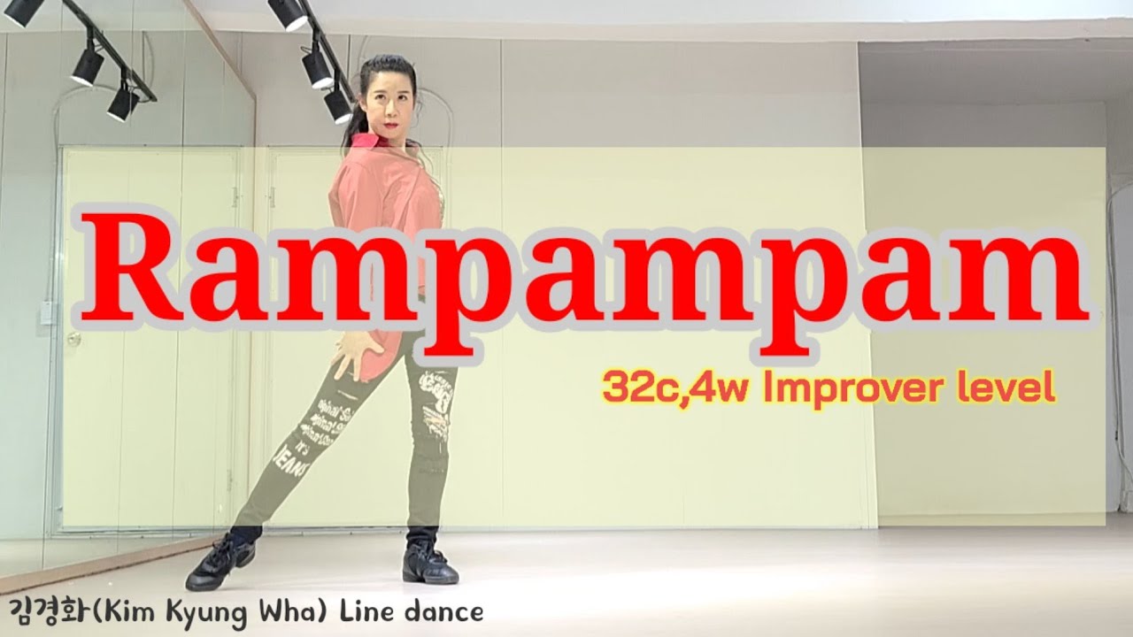 Rampampam Line Dance Dance And Teach 람팜팜 Youtube