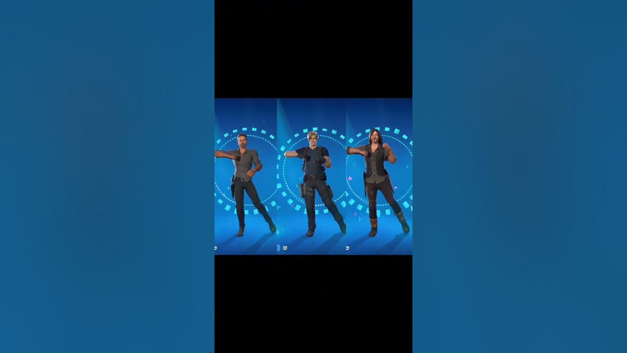 Fortnite Thewalkingdead Residentevil Rickgrimes Leonkennedy