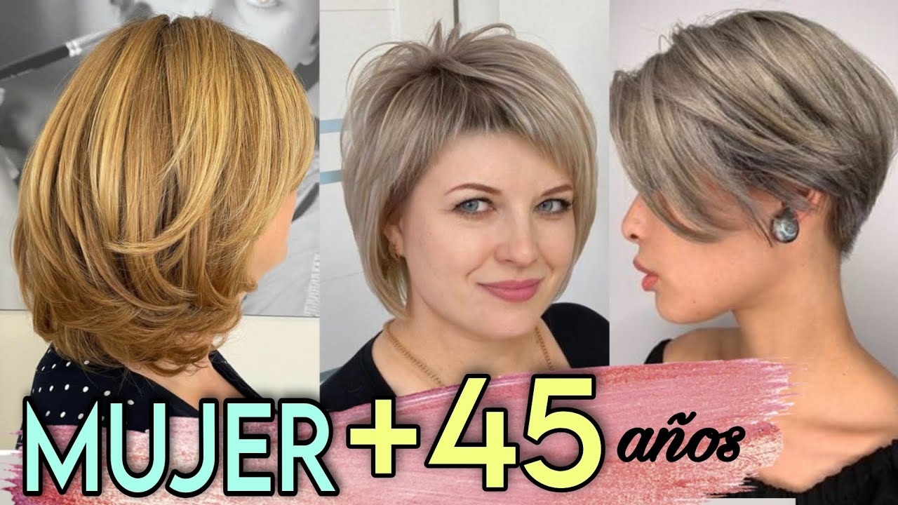 MODERNOS CORTES DE CABELLO Para MUJERES Despu s De Los 45 A os Que M s MODERNOS CORTES DE CABELLO Para MUJERES Despu s De Los 45 A os Que M s