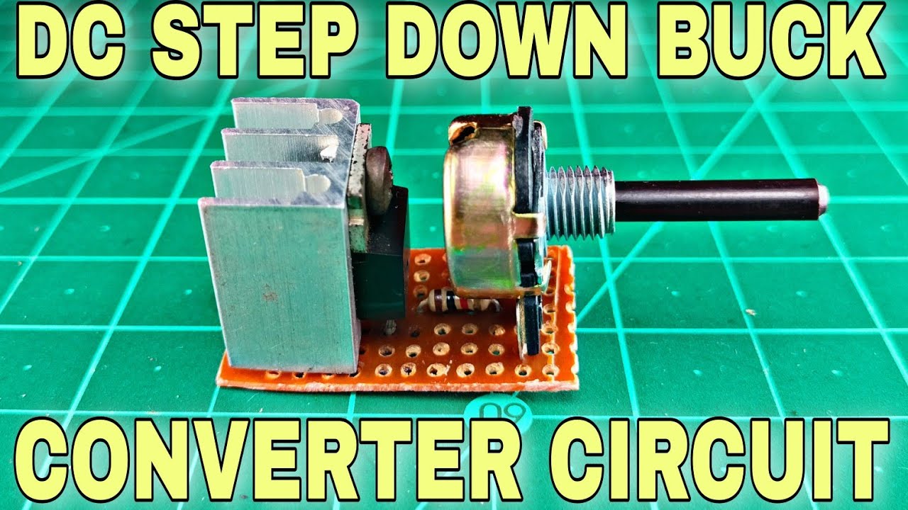 DC step down buck converter circuit make at home easy #diyelectronics # ...