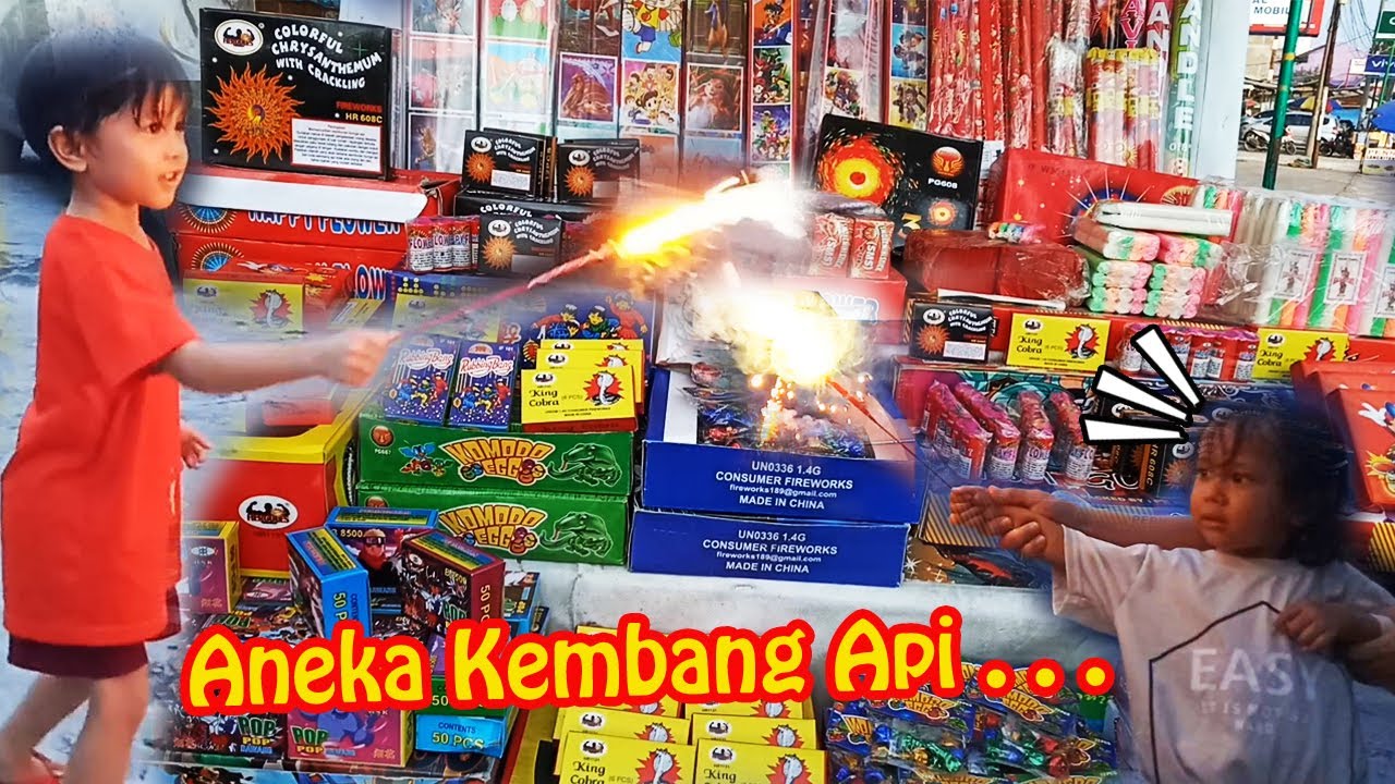 Main Kembang Api dipenghujung Ramadhan | Aneka Kembang Api - YouTube