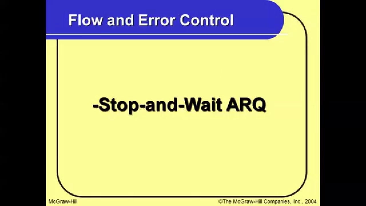 stop and wait - YouTube