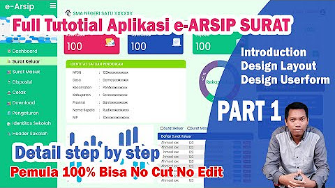 TUTORIAL FULL APLIKASI ARSIP SURAT - YouTube