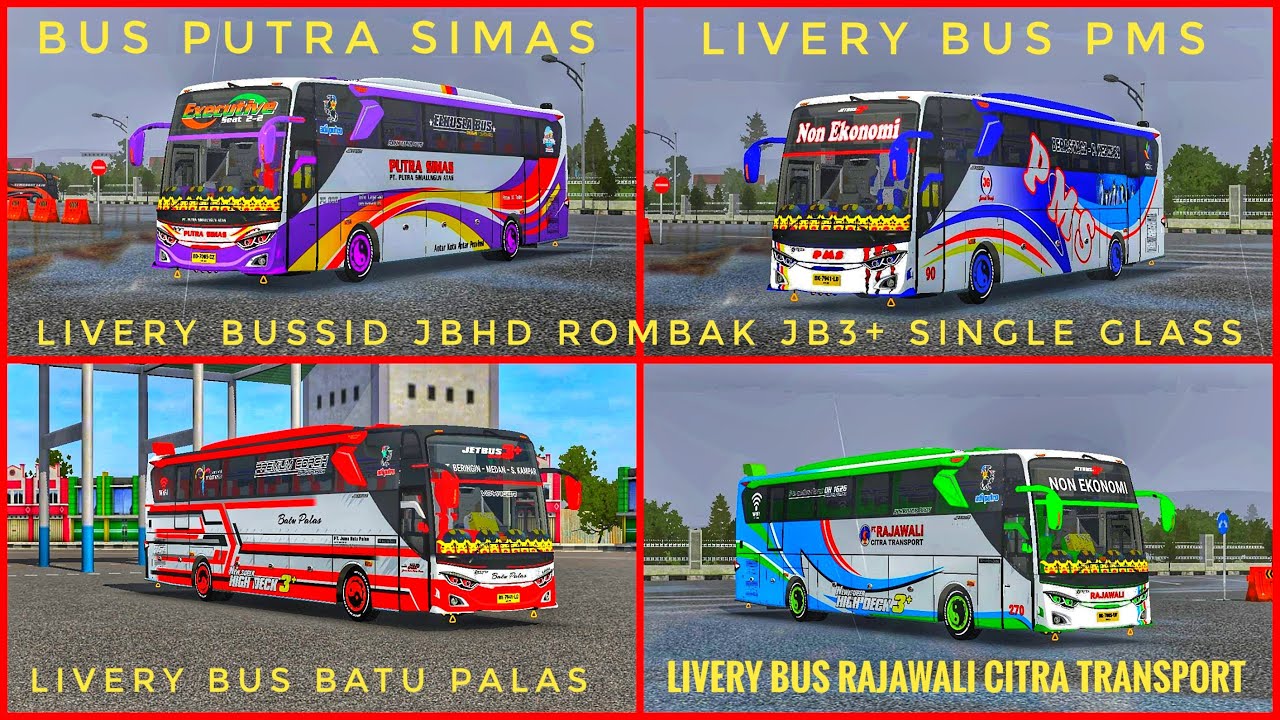 LIVERY BUSSID BUS RAJAWALI CITRA TRANSPORT BATU PALAS PUTRA SIMAS BUS ...