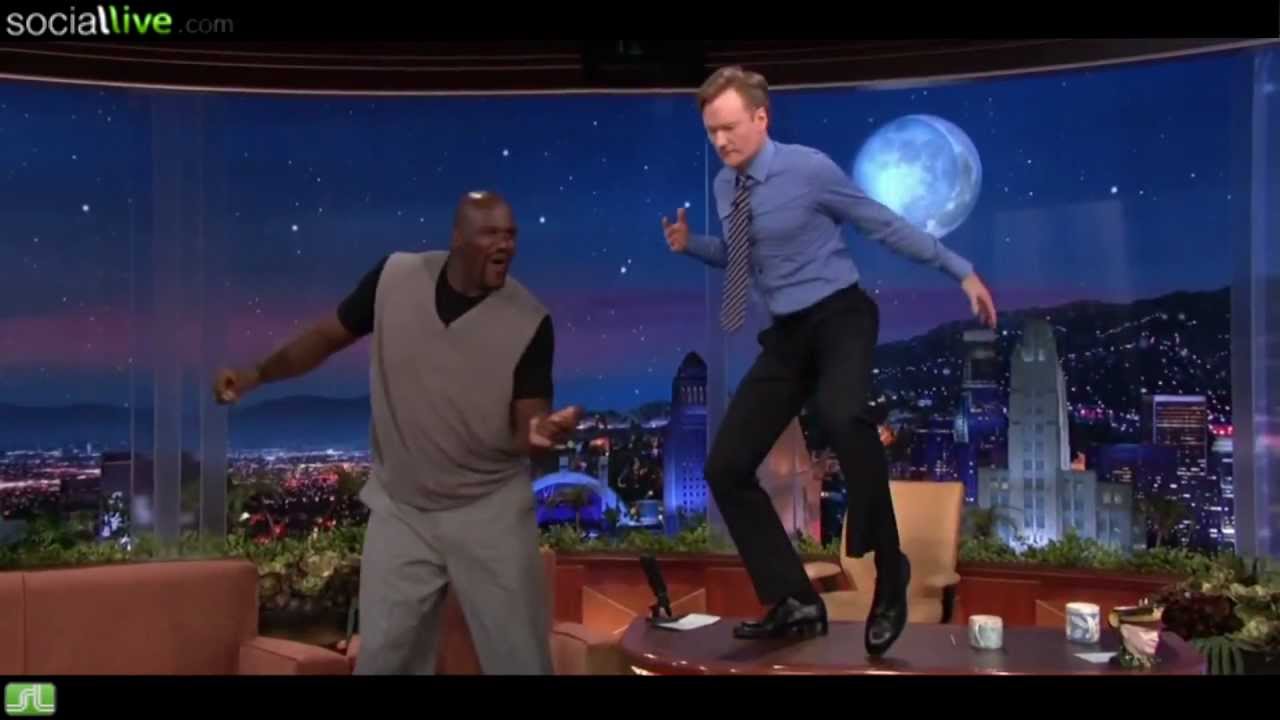 Shaquille O'Neal & Conan O'Brien do the Harlem Shake - YouTube