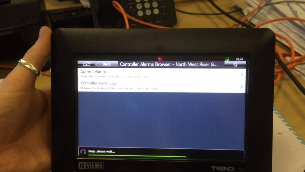 How to access alarms through TREND IQView - YouTube