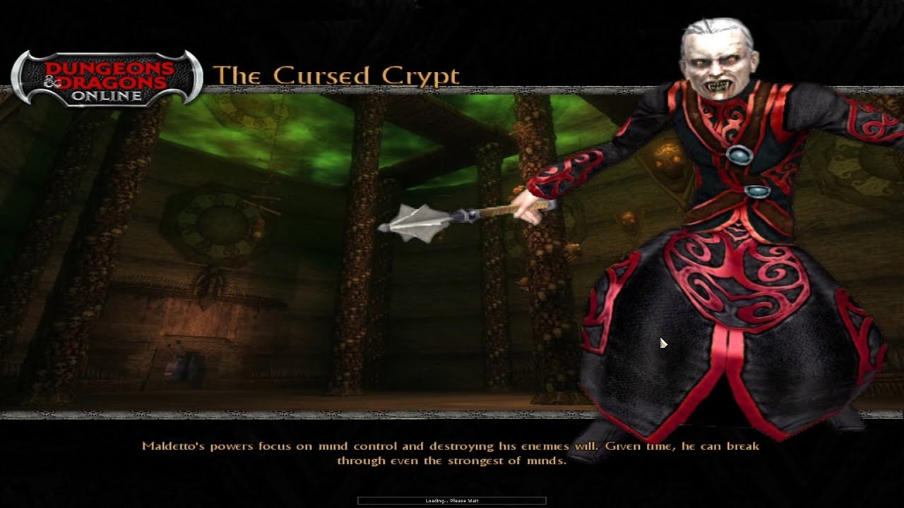 Dungeons & Dragons Online Solo R1 Heroic Leveling - The Cursed Crypt ...