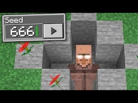 Trying 666 seed in Minecraft Bedrock 😱 - YouTube