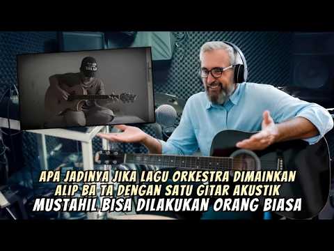 DAHSYAT❗SAMPAI DI ULANG-ULANG AHLI GITAR AMERIKA INI SHOCK MELIHAT  ORKESTRA TLOM VERSI ALIP BA TA