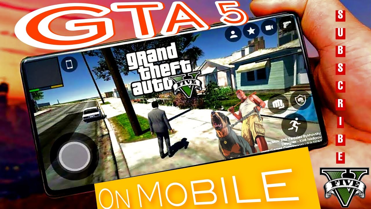 GTA V on MOBILE PHONE || GTA 5 on smartphone || Dose GTA V work in ...