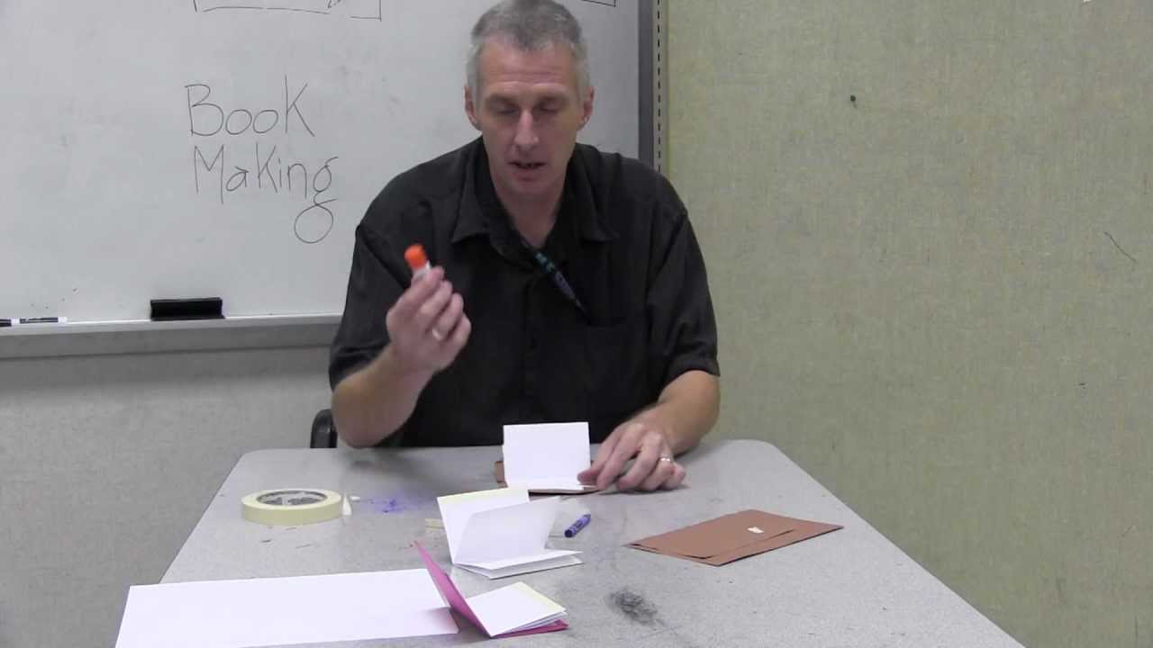 Art instruction for children. Lesson on book making part 1 - YouTube
