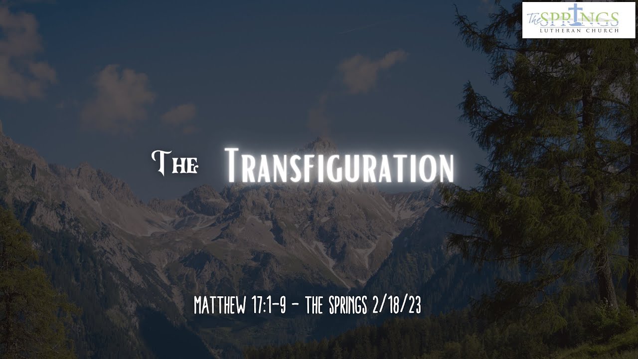 Transfiguration 2023 - Sermon 8am - YouTube