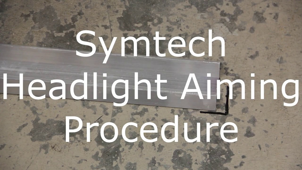 Symtech Head Light Alignment Aiming - YouTube