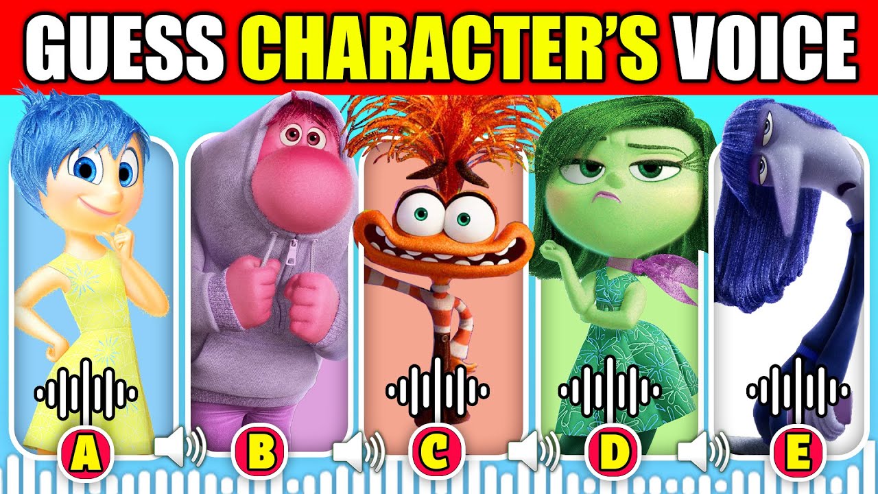 IMPOSSIBLE 🔊 Guess The Voice! | Inside Out 2 Movie Characters | Anxiety ...