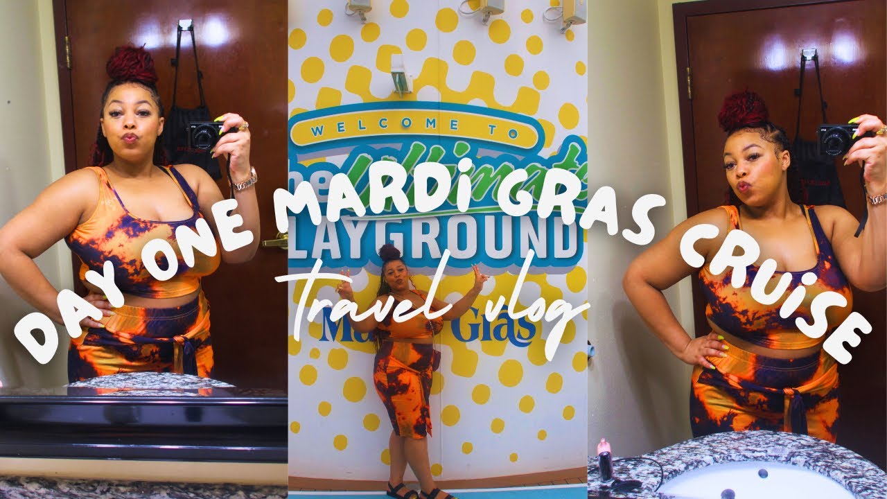 DAY 1 MARDI GRAS CARNIVAL CRUISE VLOG 1ST CRUISE OF 2024 - YouTube