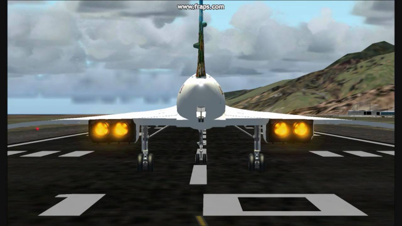 CONCORDE GA USHUAIA-ARGENTINA FS2004 - YouTube