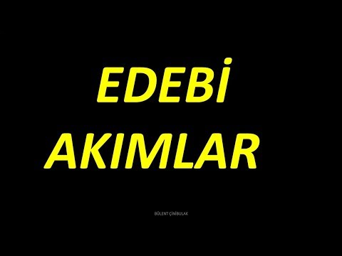 EDEBİ AKIMLAR (ŞİFRELİ HİKAYELERLE)