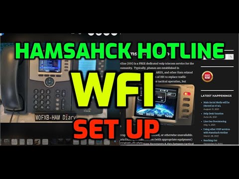 CISCO 525G - WIFI SET UP - HAMSHACK HOTLINE/HAMS OVER IP - ETC - YouTube