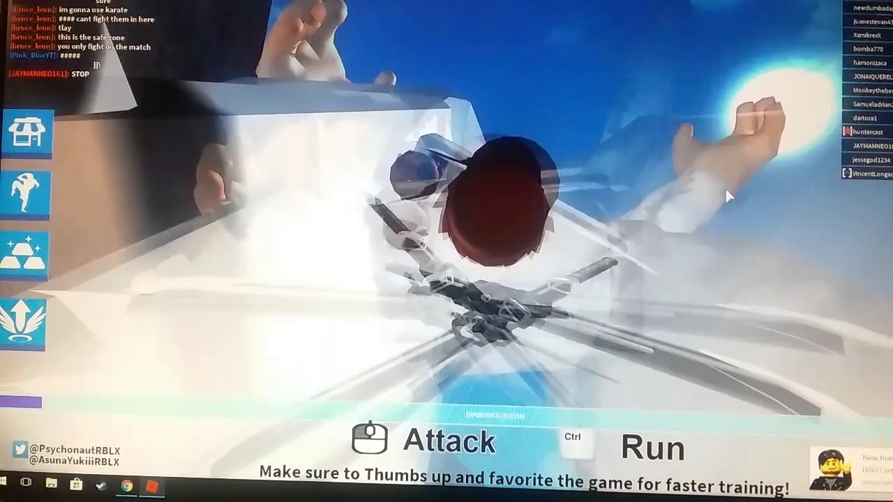 Roblox karate simulator - YouTube