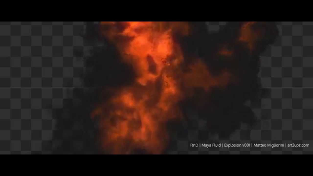 RnD Maya Fluid Explosion v001 - YouTube