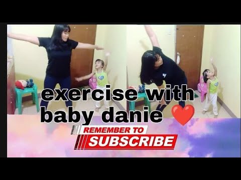 day 1 exercise mom and baby Danie ️ - YouTube