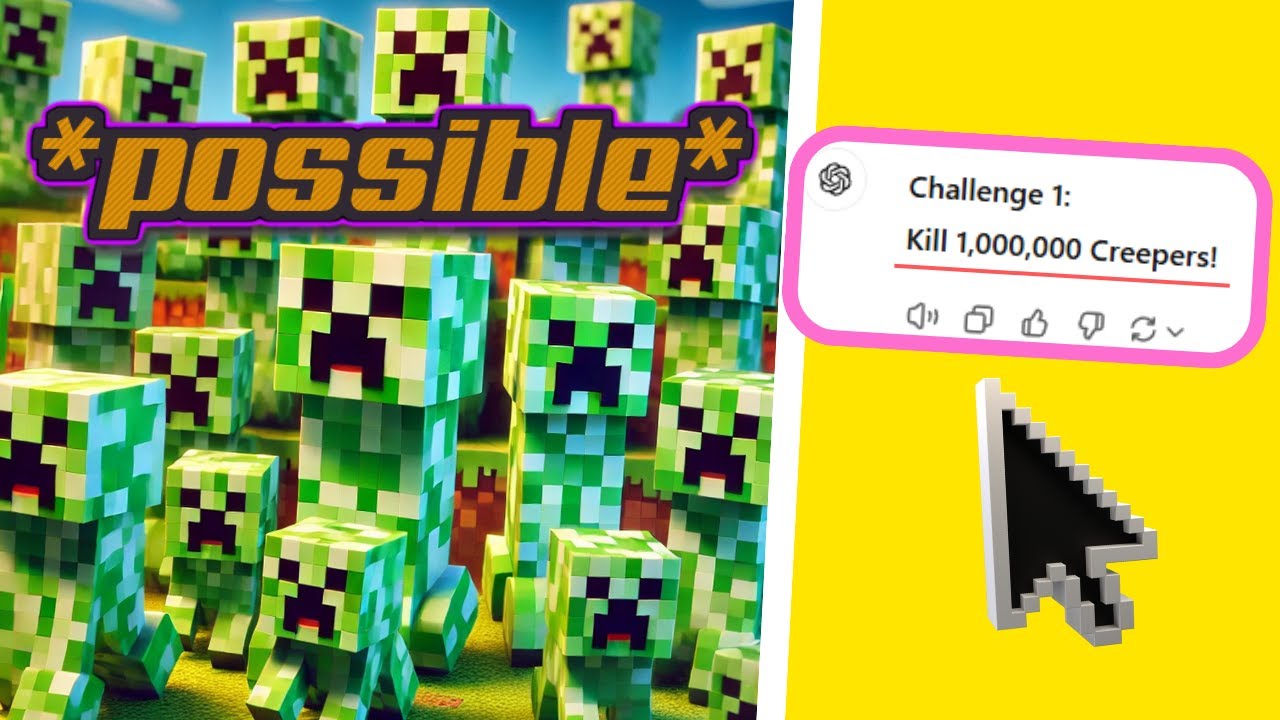 I Asked AI to Give Me Impossible Minecraft Challenges! - YouTube