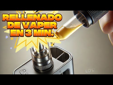 Cómo rellenar y abastecer vaper, pods descartables en menos de 3 ...