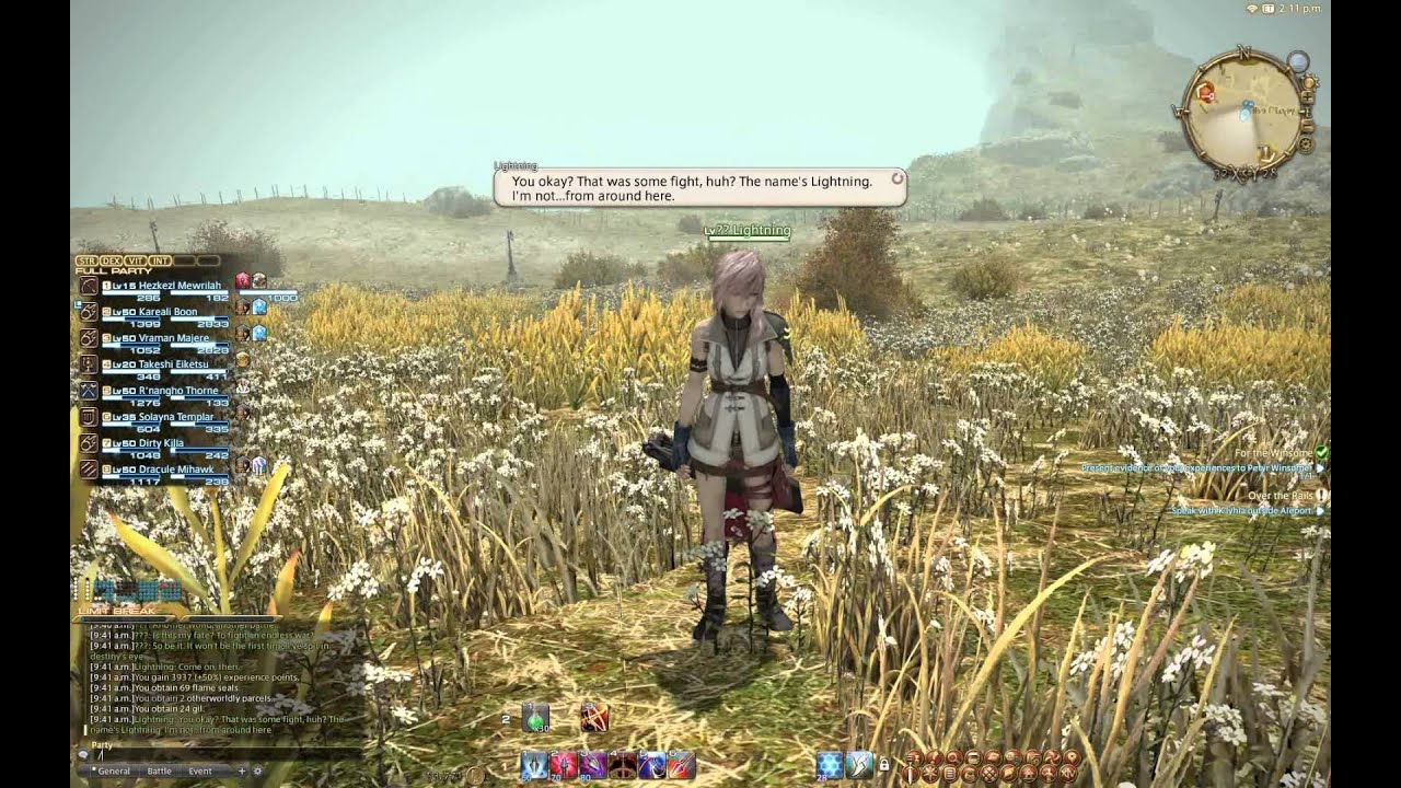 "Lightning Strikes" Event in FFXIV: A Realm Reborn for Lightning ...