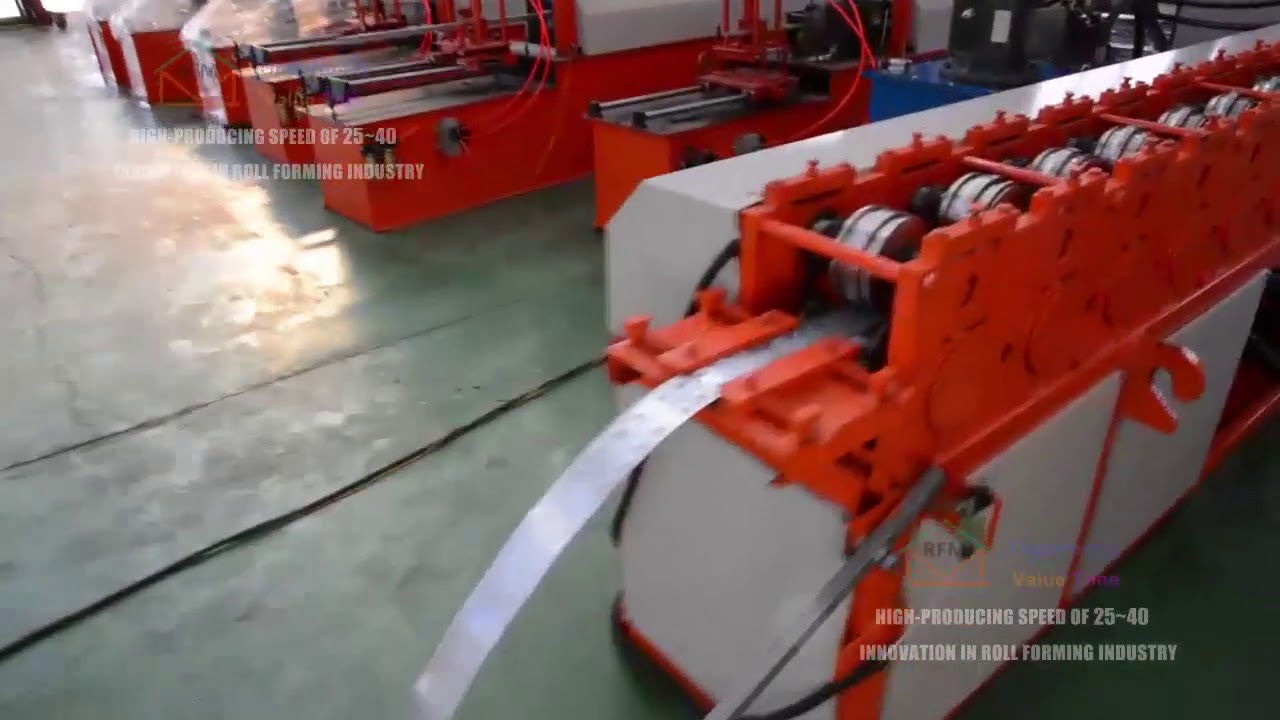Storage Rack Roll Forming Machine - YouTube