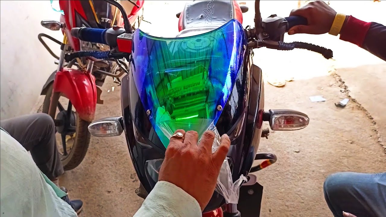 Pulsar 125 Pulsar Bike Visor Modification Pulsar 125 modified Pulsar ...