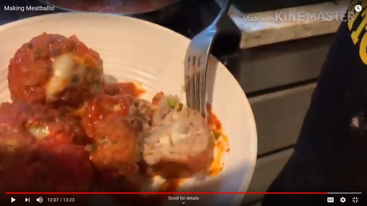 Making Meatballs! Light, Fluffy, Delicioso! - YouTube