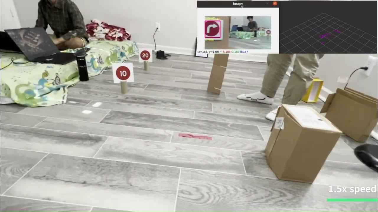 Semi-Autonomous Robot with Obstacle Avoidance - YouTube