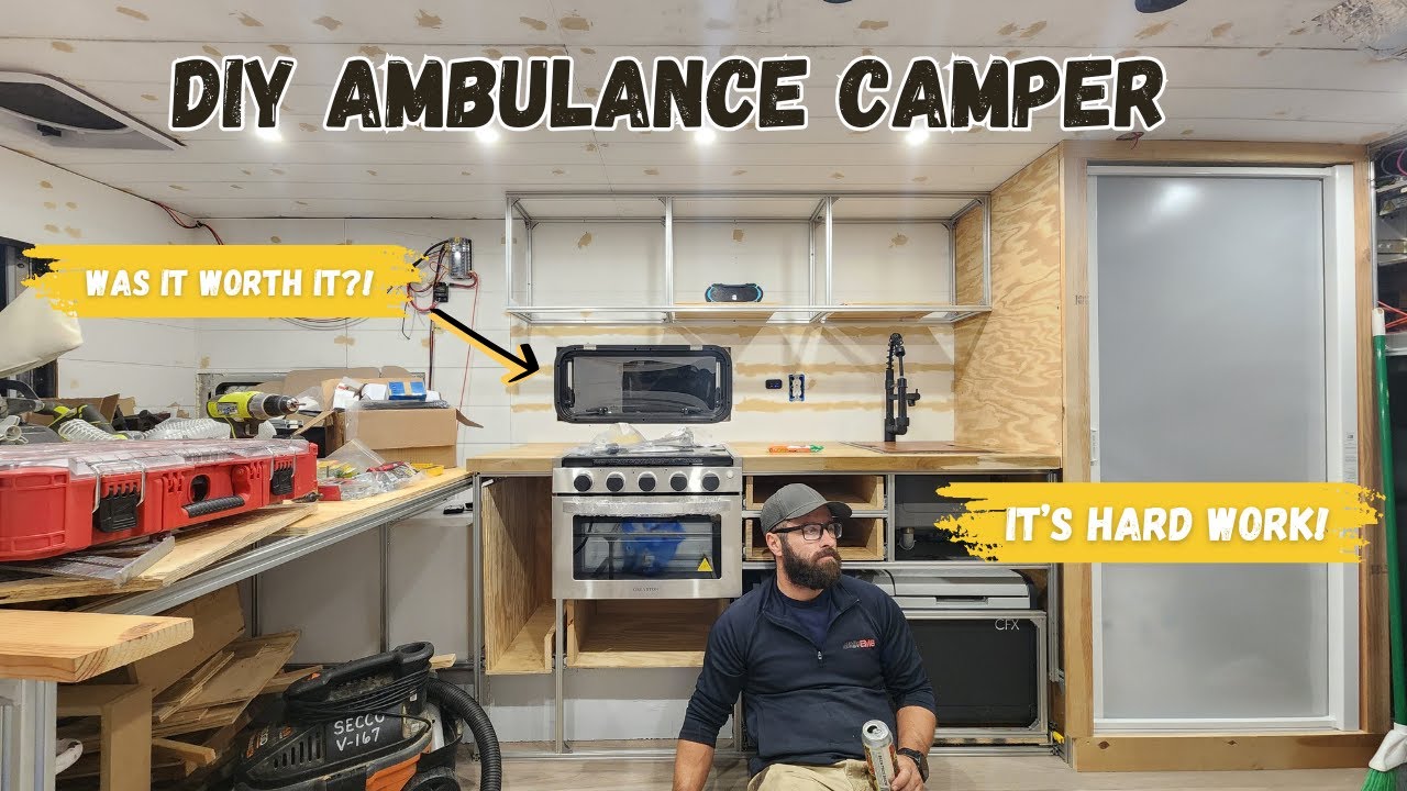 DIY Ambulance Camper Build: Electrical, Cabinets, & BIG Surprises ...