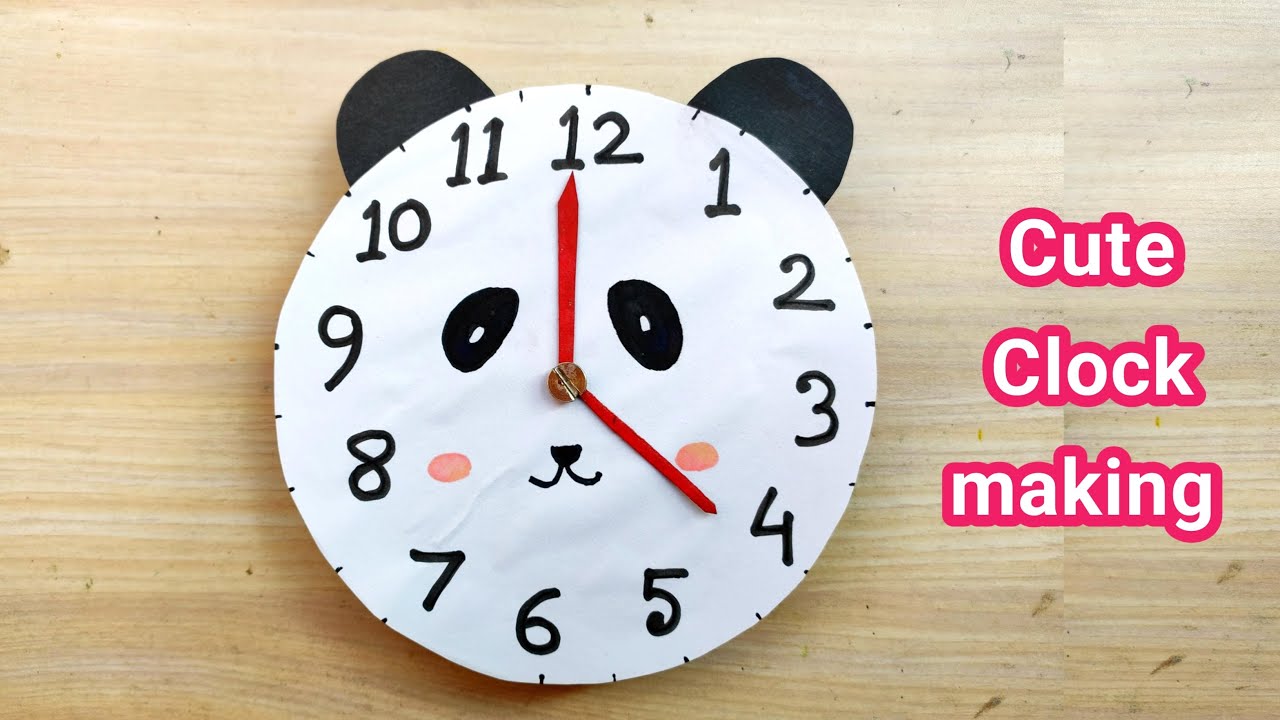Clock Making For School Project Easy Model Of Clock For Project Idea Clock Making For School Project Easy Model Of Clock For Project Idea