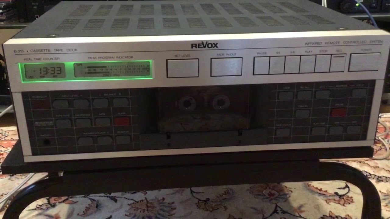 Revox B215 cassette deck - YouTube