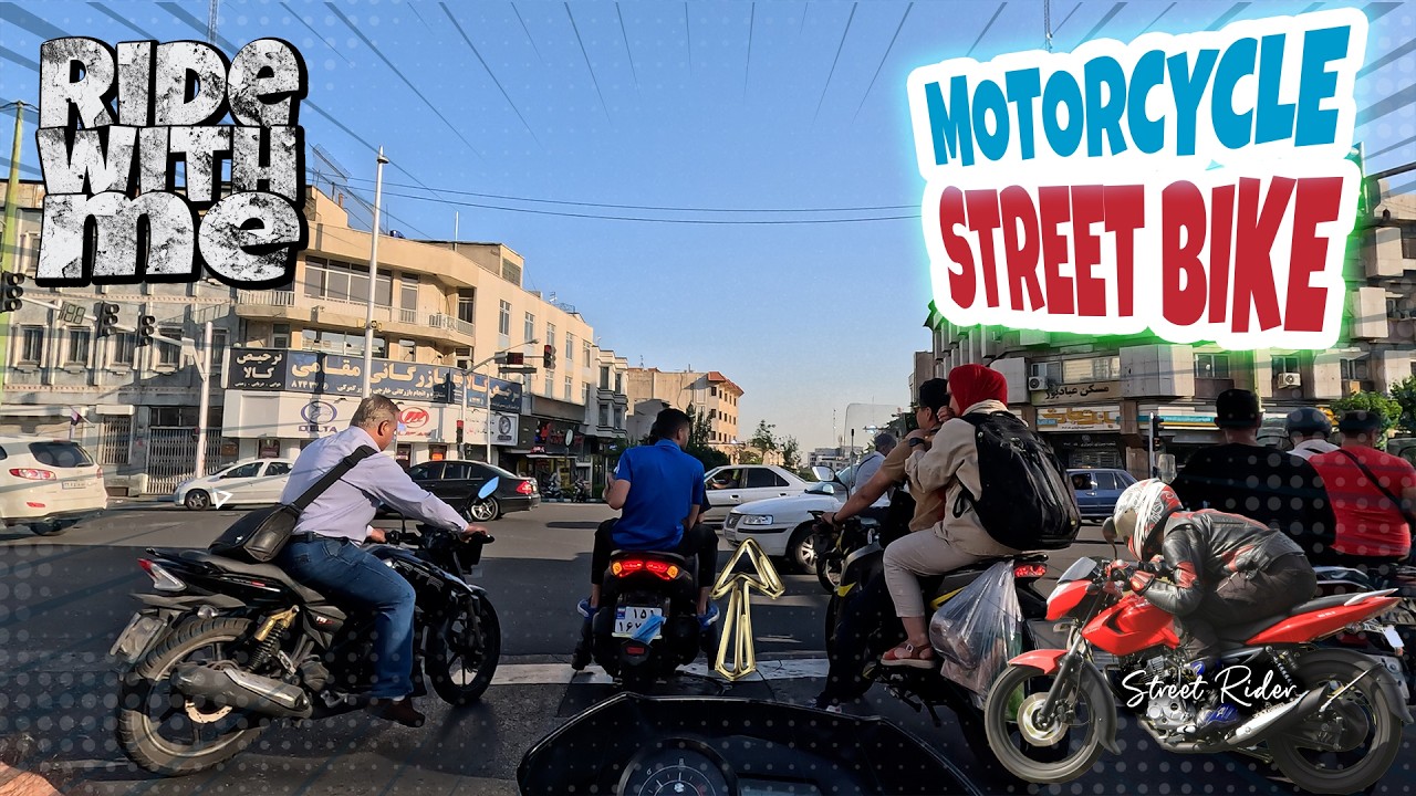 motorcycle street bike | 🏍️ Driving calmly on the city streets ...