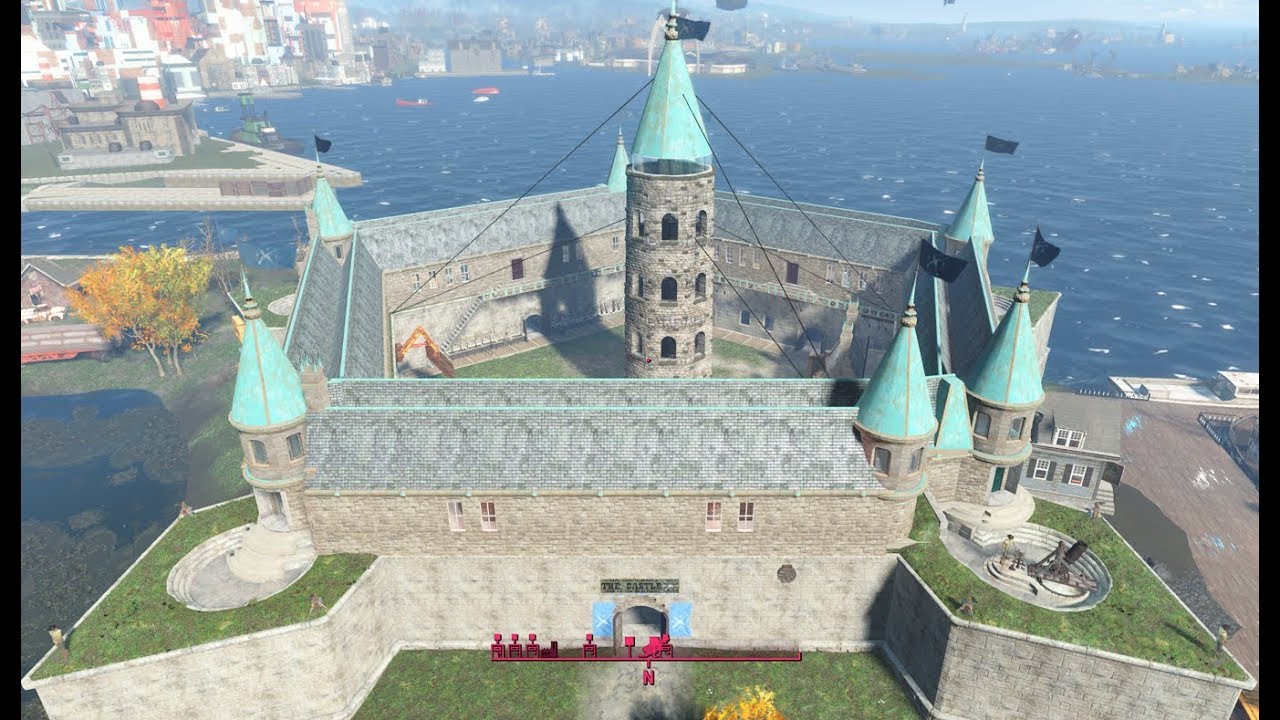 Fallout 4 Minutemen Castle Tour - Modded - YouTube