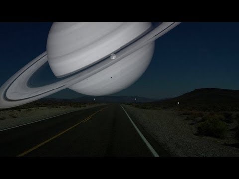 If the saturn replaced our moon ? பூமிக்கு மிக அருகில் வியாழன் வந்தால் ...