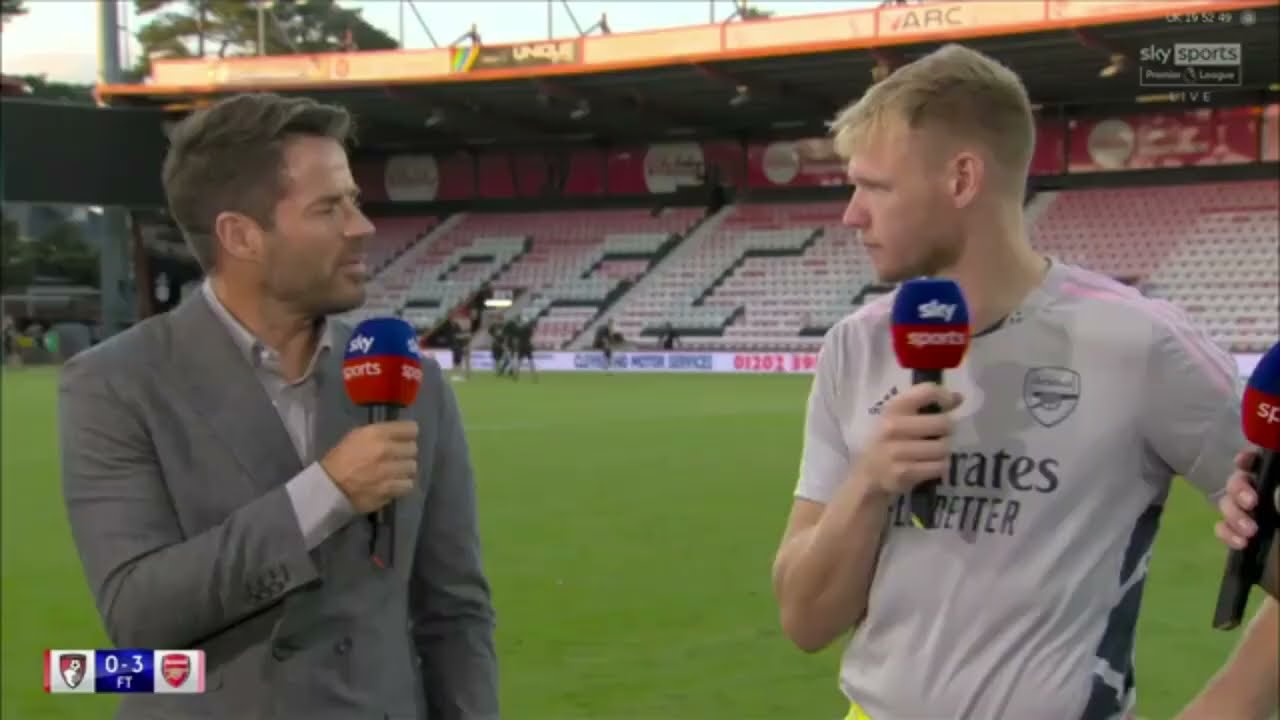 Aaron Ramsdale - Clean Sheet! Post Match Interview! - YouTube