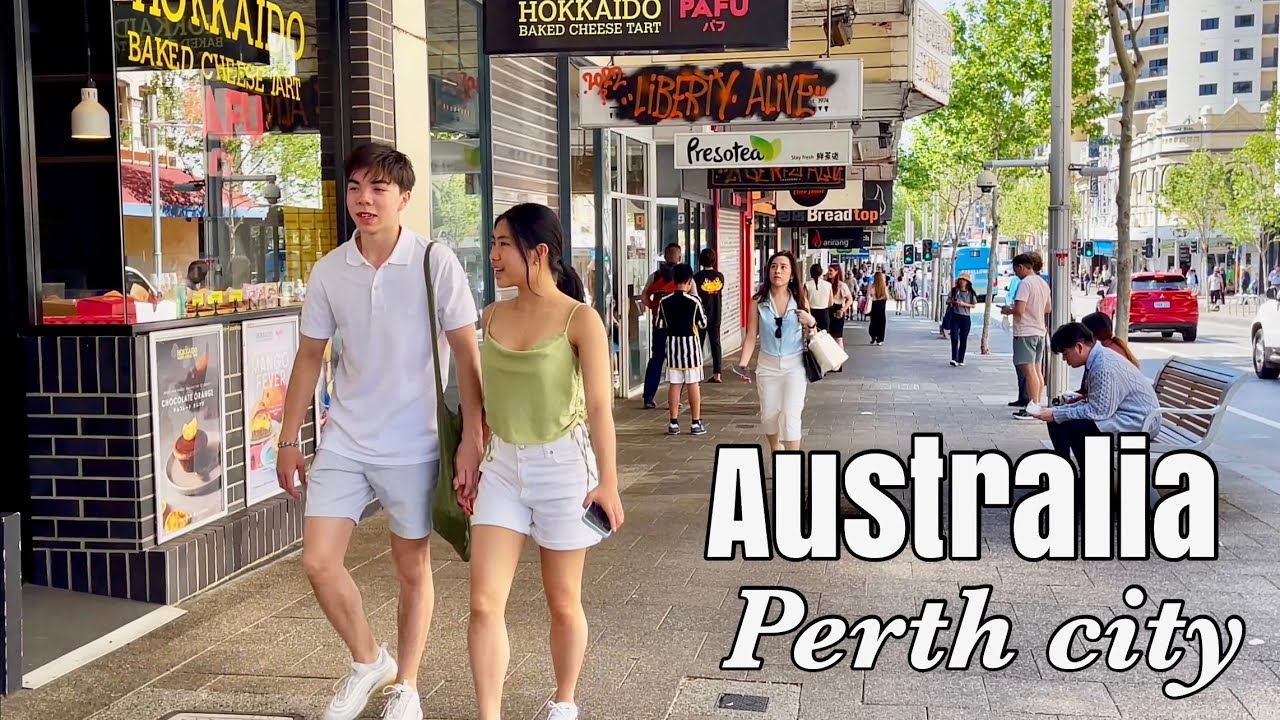 WESTERN AUSTRALIA 🇦🇺 | 4k Perth City Centre Walking Tour | Walking ...