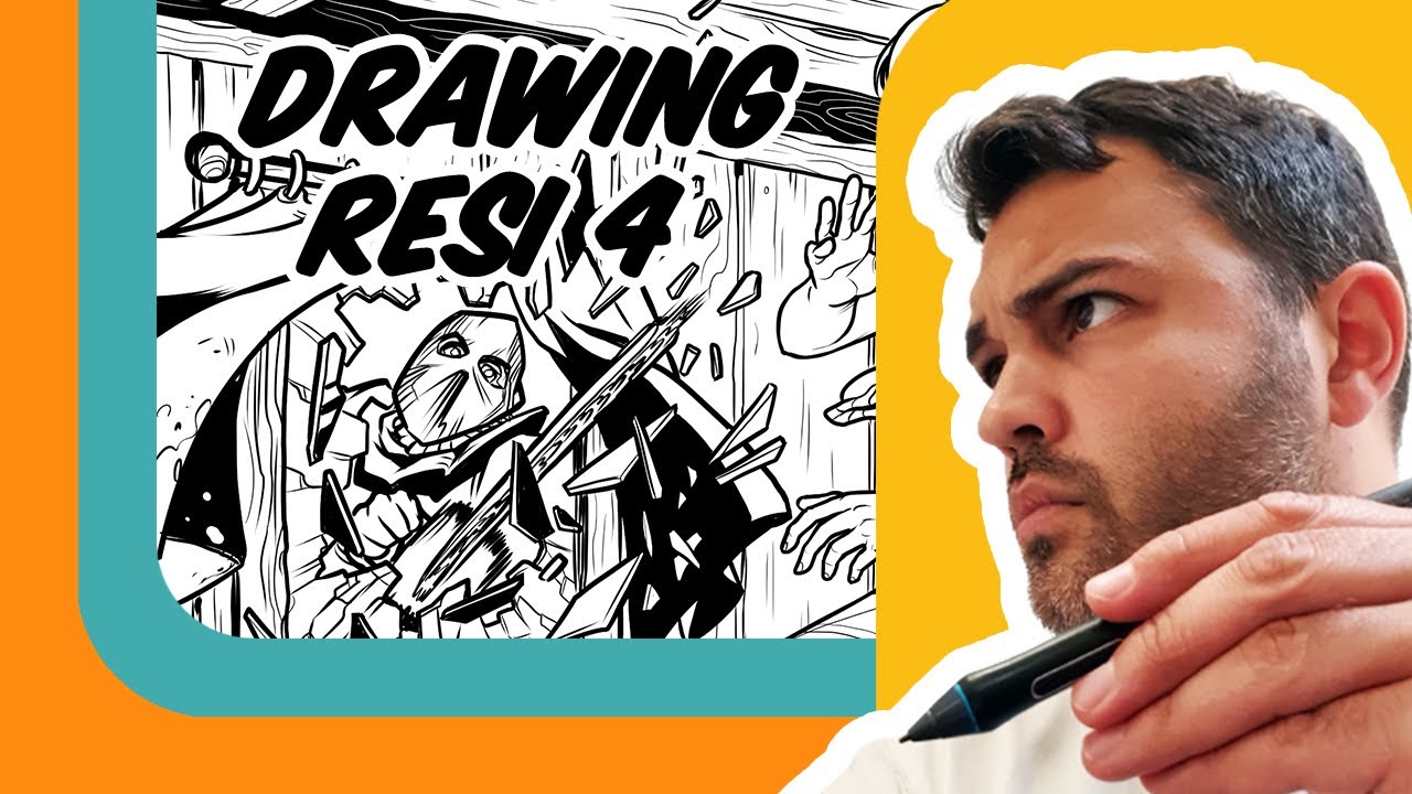 I draw RESIDENT EVIL 4! - YouTube