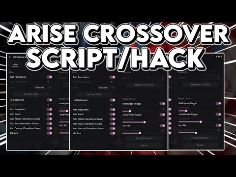 Arise Crossover Script Hack GUI (No Key) - Solix Hub | Auto Farm, Auto ...
