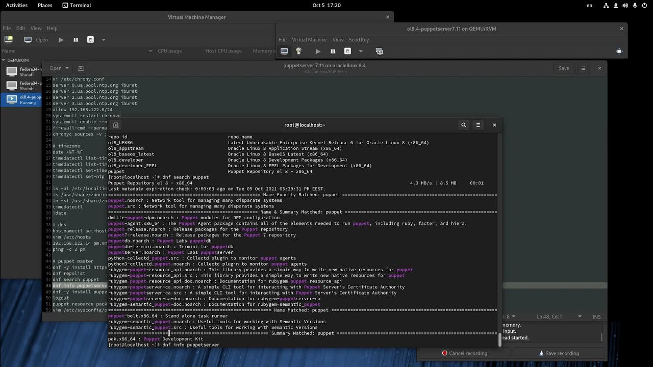 Установка Puppet 7 в Oracle Linux 8 Update 4 - YouTube